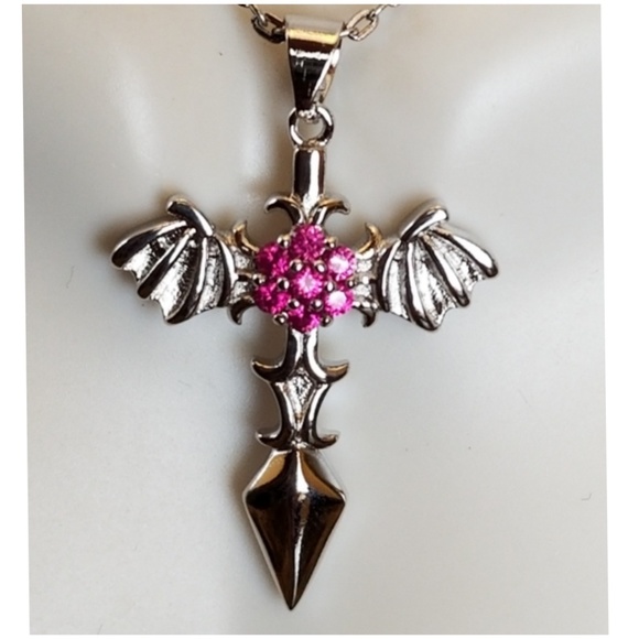 Jewelry | Genuine 5ct Ruby Cross Pendant 133 | Poshmark